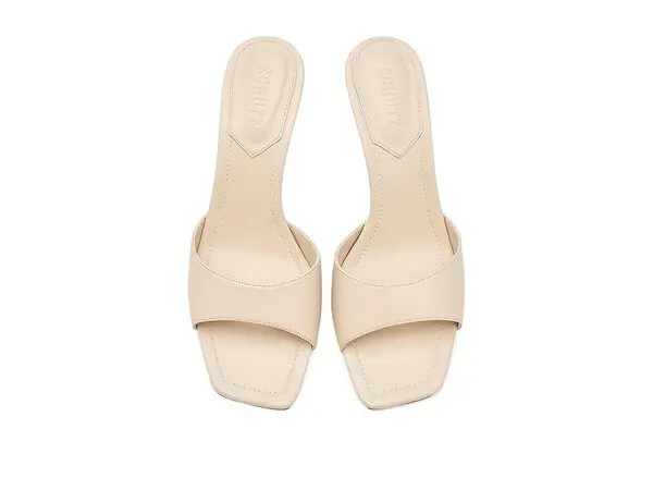 Schutz Leena Bamboo Stiletto Sandals - Bone