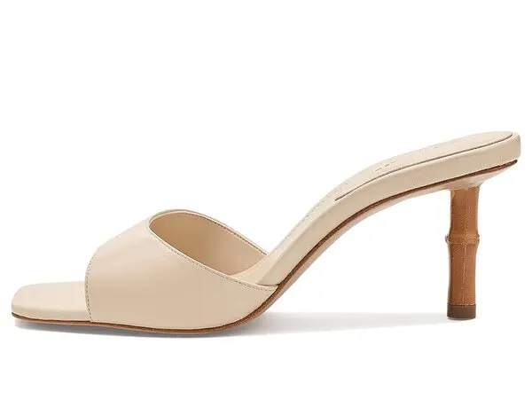 Schutz Leena Bamboo Stiletto Sandals - Bone