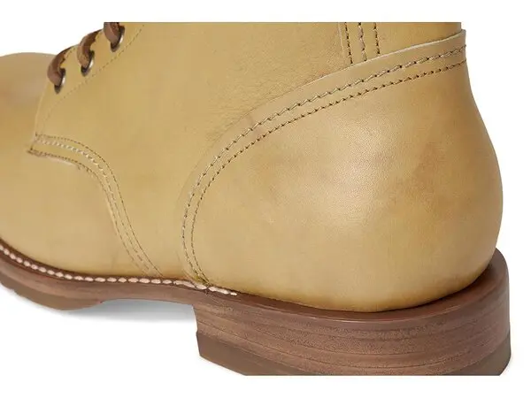THE FRYE COMPANY Hudson Plain Toe Lace-up Workboots - Yellow