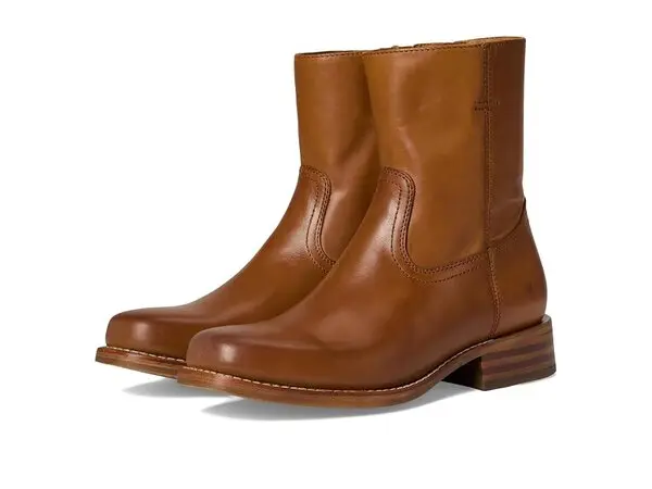 THE FRYE COMPANY Campus Inside Zip Boots - Saddle