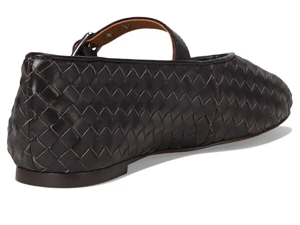 Madewell The Remy Mary Jane Flat In Woven Leather