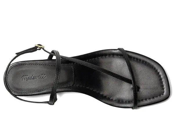Madewell Maycie Asymmetric T-strap Sandal - Black