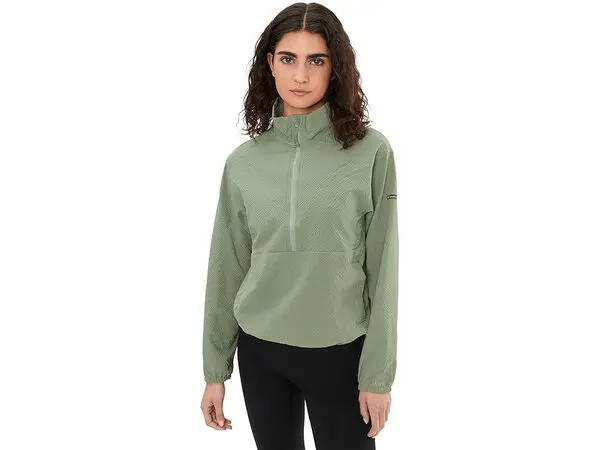 Columbia Half Zip Mock Neck Long Sleeve Top - Multi
