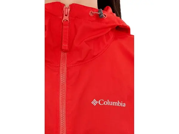 Columbia Spire Valley Cropped Windbreaker Jacket - Red