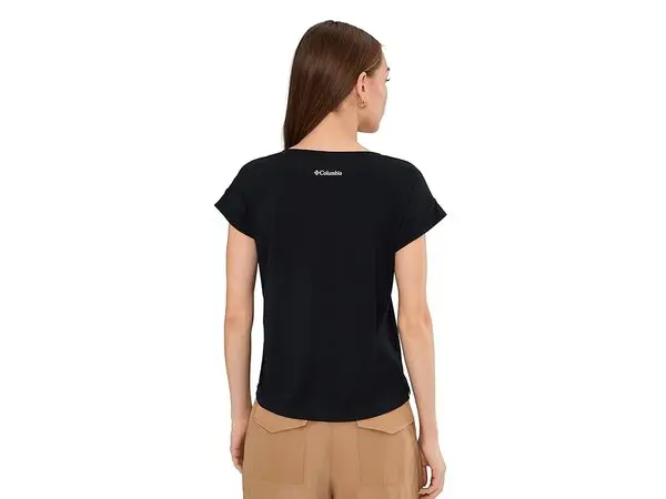 Columbia V-neck Short Sleeve Tee - Black