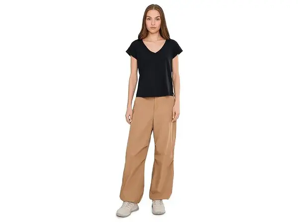 Columbia V-neck Short Sleeve Tee - Black