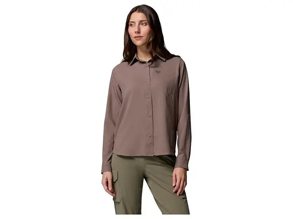 Columbia Silver Ridge Utility Ii Long Sleeve Shirt - Brown