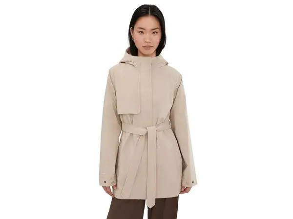 Columbia Belted Hooded Waterproof Jacket - Ancient Fossil