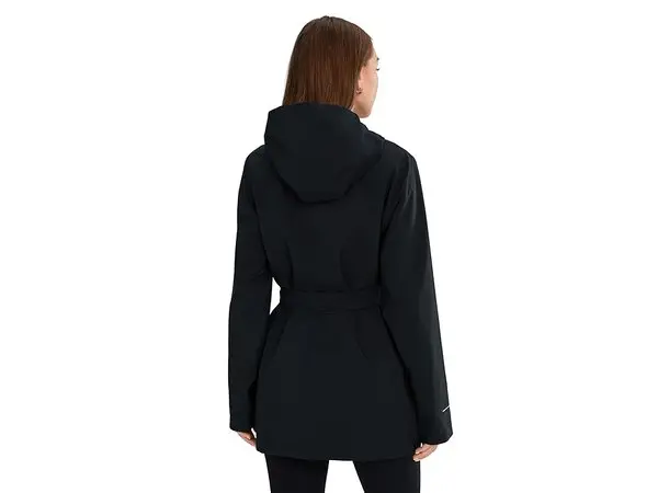 Columbia Belted Hooded Waterproof Jacket - Black