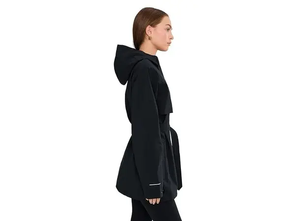 Columbia Belted Hooded Waterproof Jacket - Black