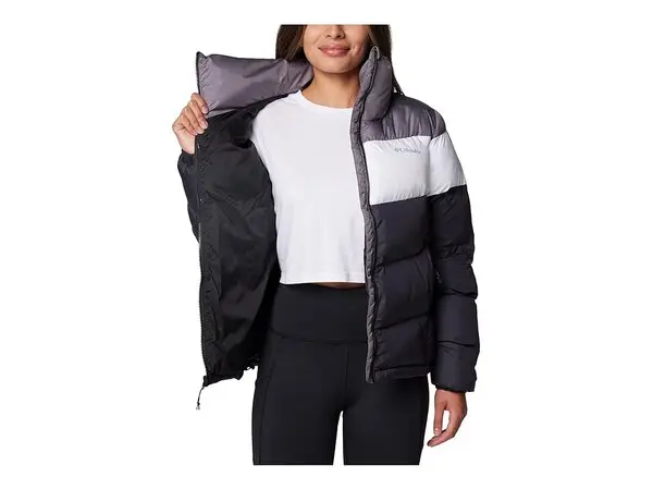 Columbia Puffect Ii Colorblock Quilted Jacket - Black