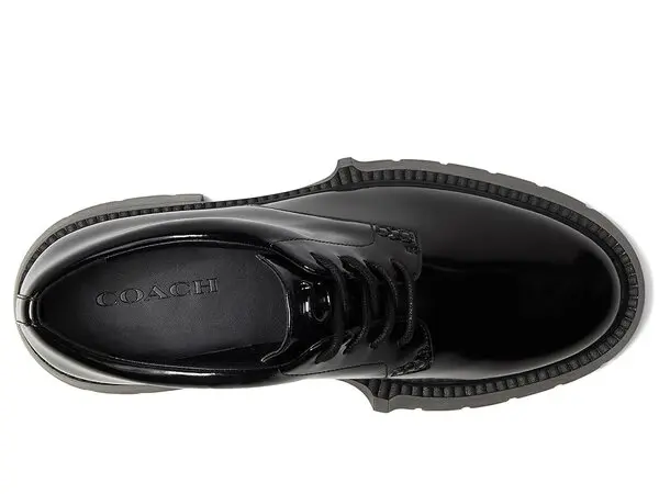 COACH Lyla Platform Derby Flat Shoes With Grommets