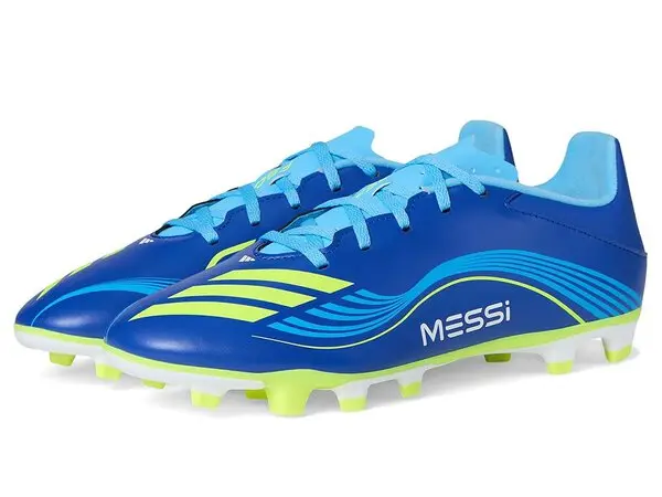 Adidas F50 Messi Club Firm/multi Ground Soccer Cleats - Blue