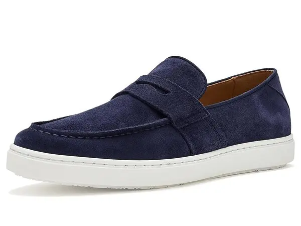 Greats Paros Suede Penny Loafer - Navy