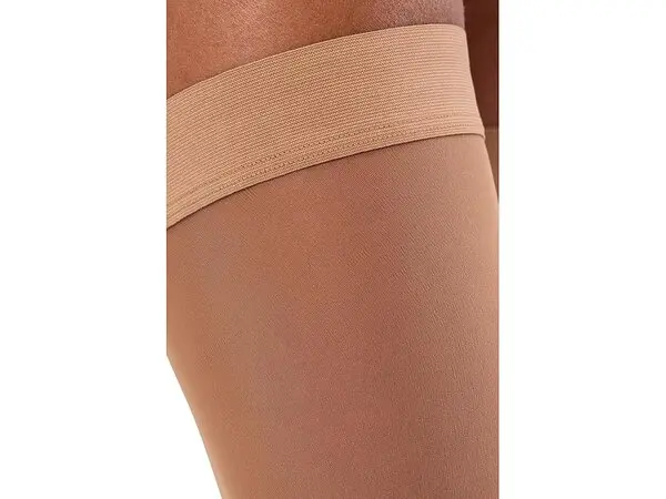 Wolford Individual 10 Stay-up Thigh High Socks - Brown