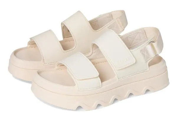 Sorel Kinetic Sunchase Ankle Strap Sandals - Bone