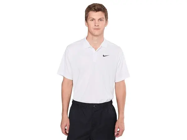 Nike Dri-fit Victory Solid Golf Polo Clothing Wolf Grey