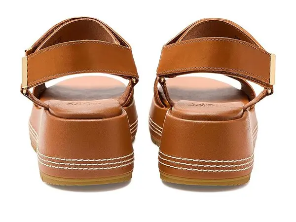 Sorel Sunpeak Platform Y-strap Dress Sandals - Brown