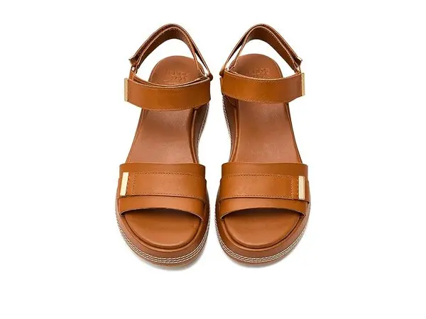 Sorel Sunpeak Platform Y-strap Dress Sandals - Brown