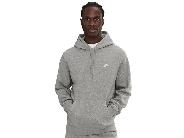 Nike Club Basketball Pullover Hoodie - Gray