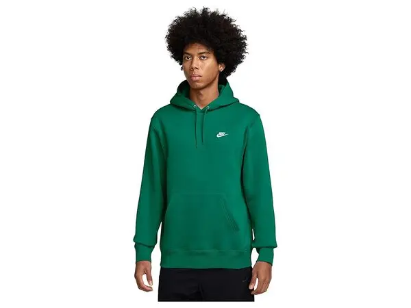Nike Club Fleece Pullover Hoodie - Green