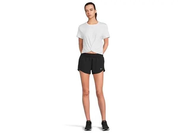 Nike Dri-fit Twist Hem Short Sleeve Top