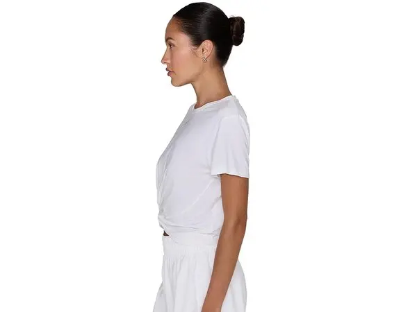Nike Dri-fit Twist Hem Short Sleeve Top