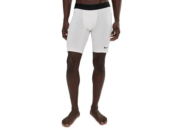 Nike Pro Dri-fit Fitness Long Shorts - White