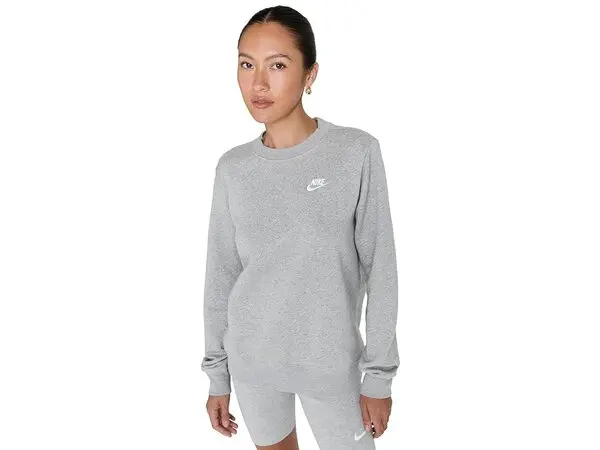 Nike Club Fleece Crew Neck Sweatshirt - Gray