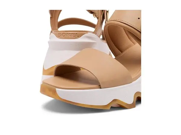 Sorel Kinetic Impact Wedge Sandals - Beige