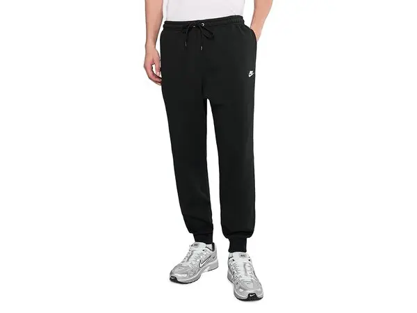 Nike Club Fleece Joggers With Embroidered Logo - Black