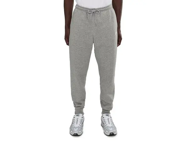 Nike Club Fleece Joggers With Embroidered Logo - Gray