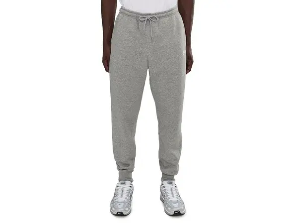 Nike Club Fleece Joggers With Embroidered Logo - Gray