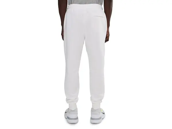 Nike Club Fleece Joggers With Embroidered Logo - White