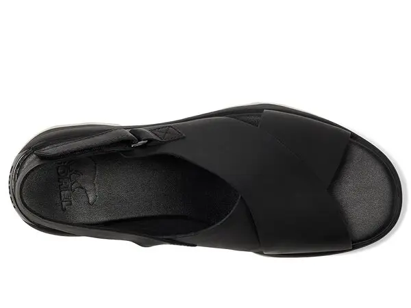Sorel Kinetic Aura Slingback Platform Sandals - Black