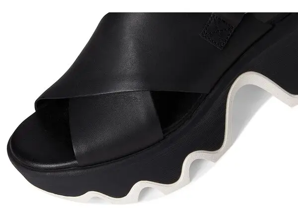 Sorel Kinetic Aura Slingback Platform Sandals - Black