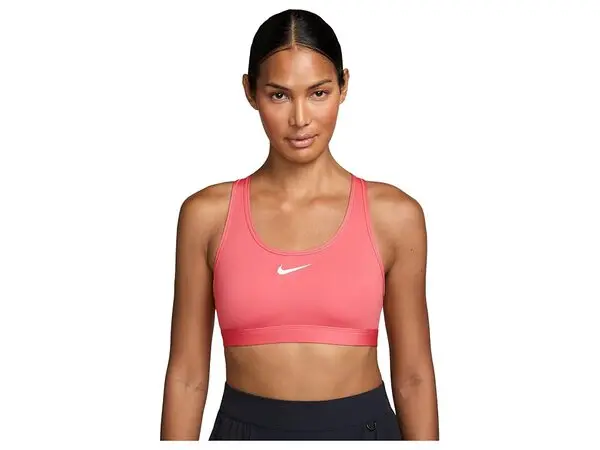 Nike Swoosh Medium Support Bra Bra Hyper Royal - Pink