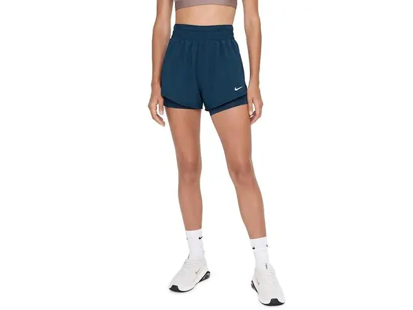 Nike Dri-fit High-waisted 2-in-1 Shorts - Black
