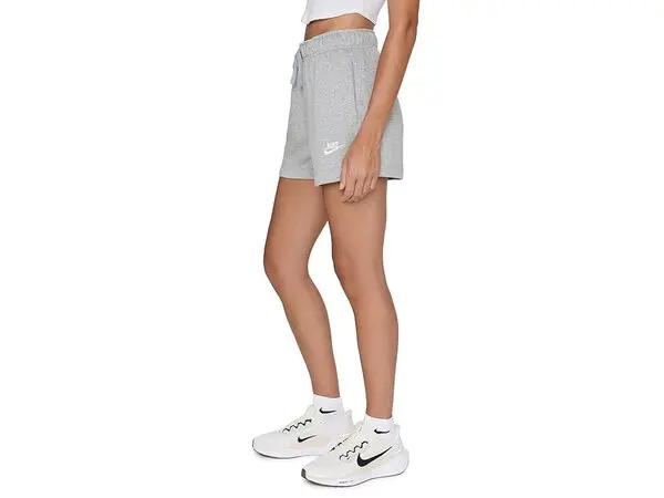 Nike Club Fleece Mid-rise Shorts - Gray