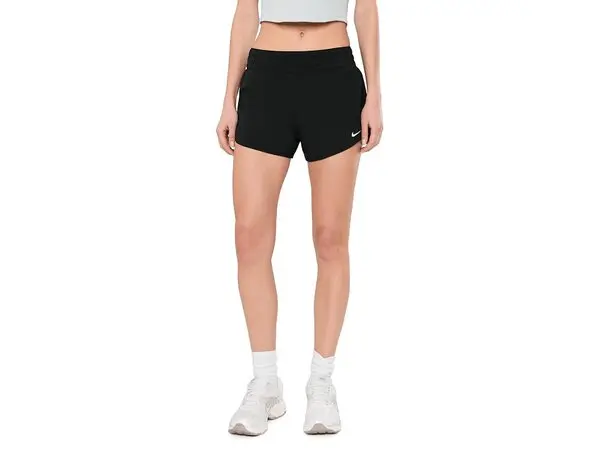 Nike Dri-fit Mid-rise 3 Brief-lined Shorts - Black