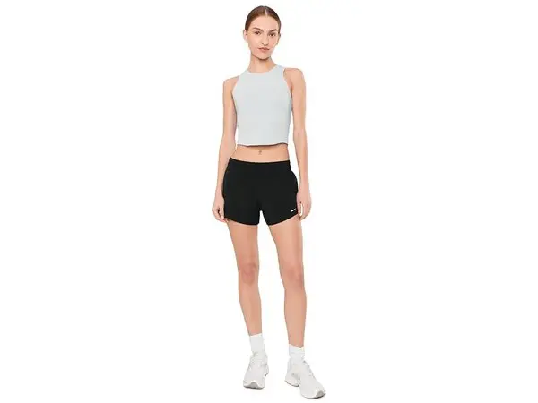 Nike Dri-fit Mid-rise 3 Brief-lined Shorts - Black