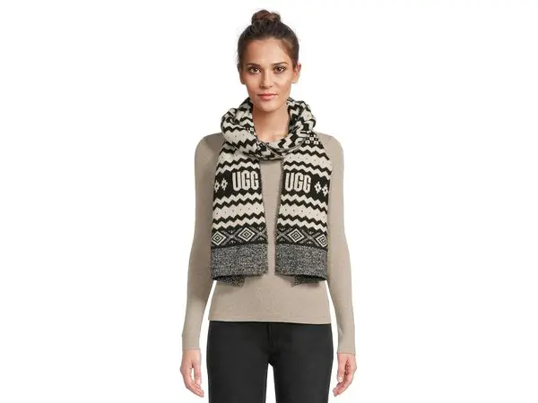 UGG Isle Scarf Acrylic/nylon/spandex - Black