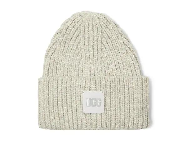 UGG Ribbed Beanie - Light Grey