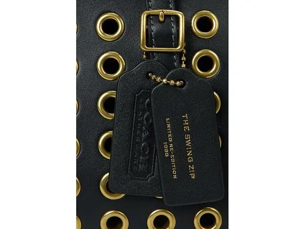 COACH Swing Zip Shoulder Bag With Grommets