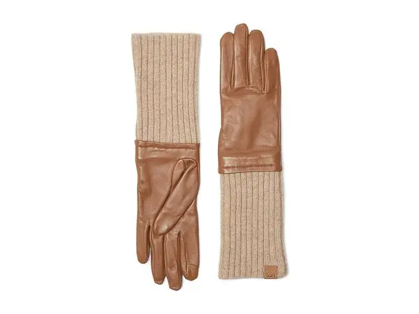 UGG Luxe Glove Dress Gloves - Tan