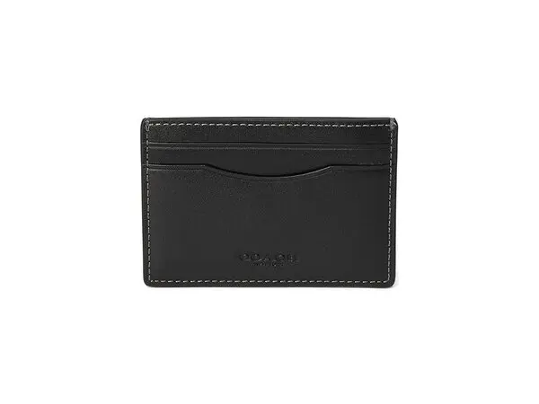 COACH Money Clip Card Case Wallet Handbags - Black