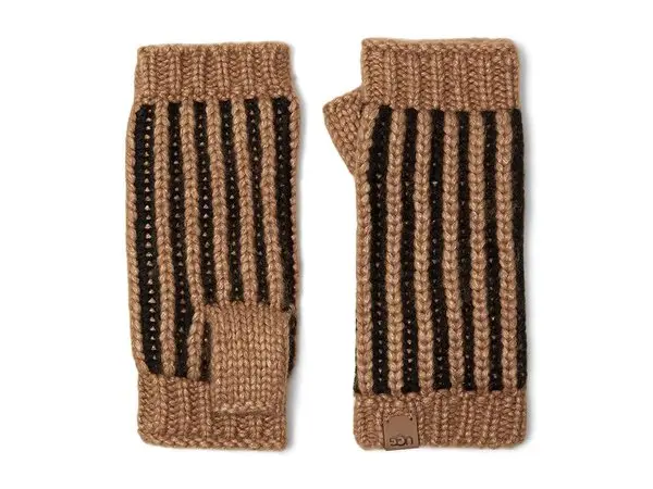UGG Chunky Plaited Gloves - Black
