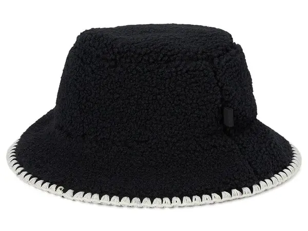 UGG Fluff Scalloped Hat - Black