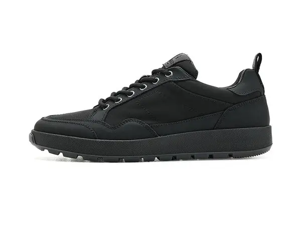 Greats Ravine Lace-up Suede And Mesh Sneakers - Black