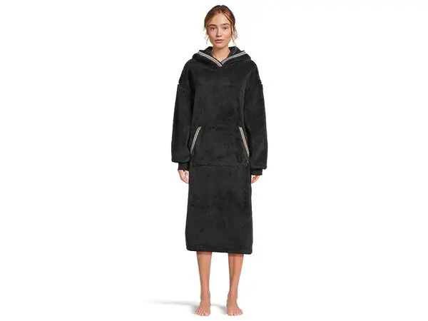 UGG Oversized Plush Fleece Hoodie - Black